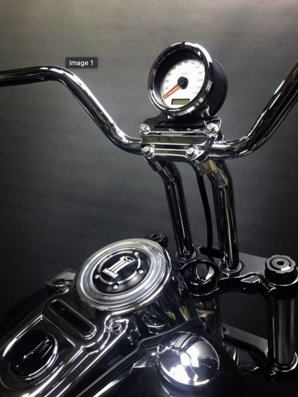 2006-2011 Dyna FXDWG, FXDC, FXDF Speedo Relocation Harness (Single Gau ...